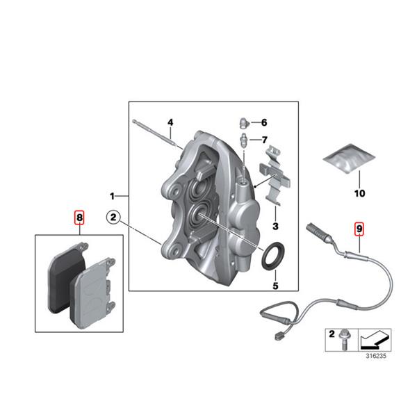BMW MEYLE製 F20 116i 118d 118i 120i M135i M140i フロント ブレーキパッド 左右 PD.ver ...