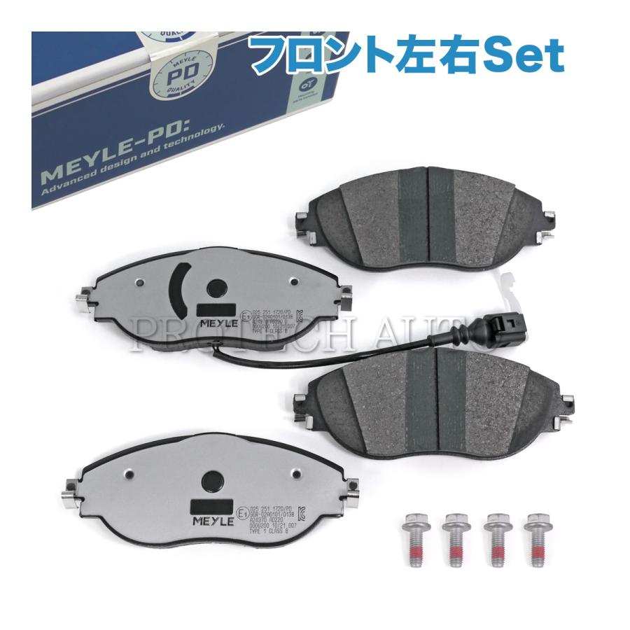 フォルクスワーゲン（Volkswagen） マイレ製 VW CC 358/B7 2011〜2016年式 フロント ブレーキパッド PD.ver ...