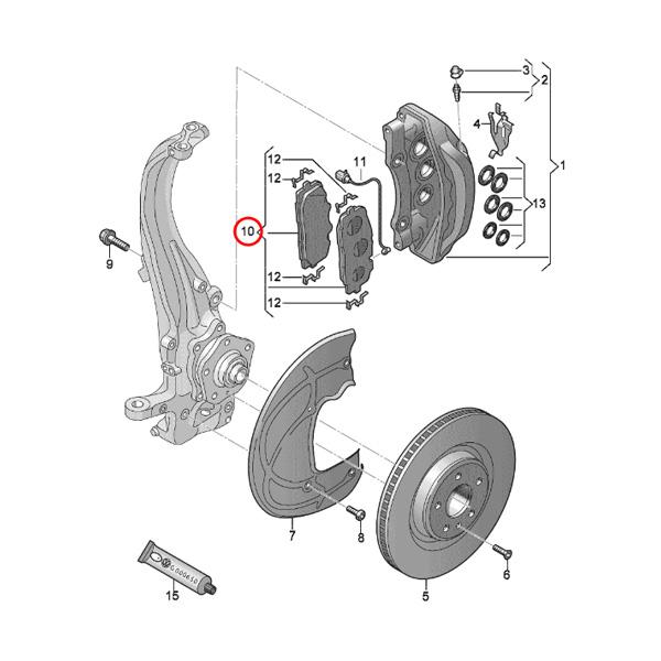 Audi MEYLE製 AUDI アウディ A6 4A/C8 A7 4K A8 4N/D5 Q3 F3 フロント ブレーキパッド 左右 ...