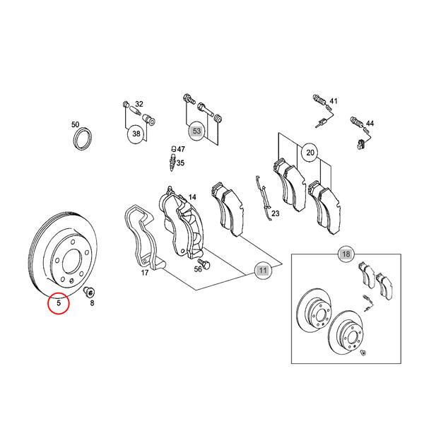 Mercedes-Benz（メルセデス・ベンツ） MEYLE製 ベンツ W901 W902 フロント ブレーキディスク 左右セット ...