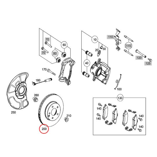 Mercedes-Benz MEYLE製 ベンツ C207 A207 E250 E350 E400 フロント ドリルドブレーキローター 左右 ...