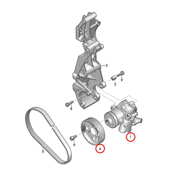 Audi MEYLE製 AUDI アウディ Q5 8R 平成20〜29年式 パワーステアリングポンプ 8R0145153A ...