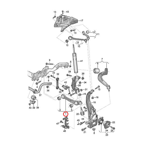 Audi MEYLE製 AUDI アウディ A4 S4 RS4 8W/B9 フロント ロアアーム 前側 左用 8WD407151 ...