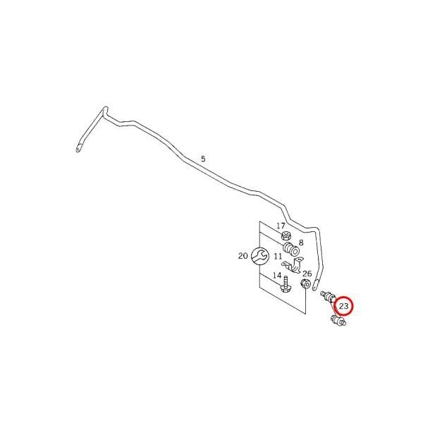 MEYLE製 ベンツ W140 500SE 500SEL リア スタビライザーリンク 左右 1403203589 1403200889 ...