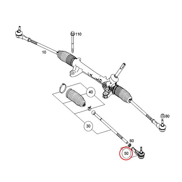 スマート MEYLE製 smart W453 C453 forfour フォーフォー パッション プライム ステアリングタイロッドエンド 右側 4533307000 : プロテックオートストア ...