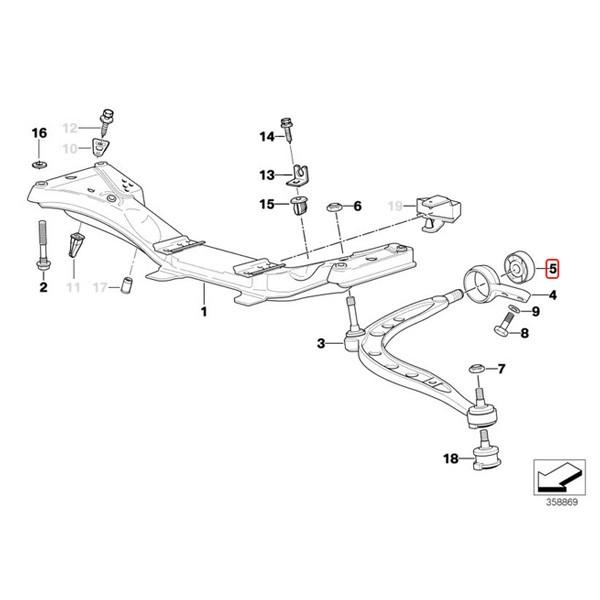 BMW マイレ製 E36 318i 320i 323i 325i 328i フロント コントロールアームブッシュ/ロアアームブッシュ 左右 ...