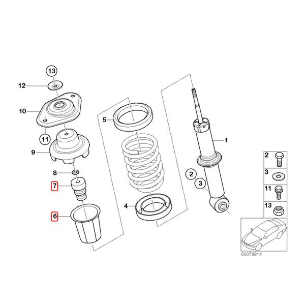 MEYLE製 BMW MINI ミニ R50 クーパー Cooper リア/リヤ ダストブーツ＆バンプラバー 左右セット ...