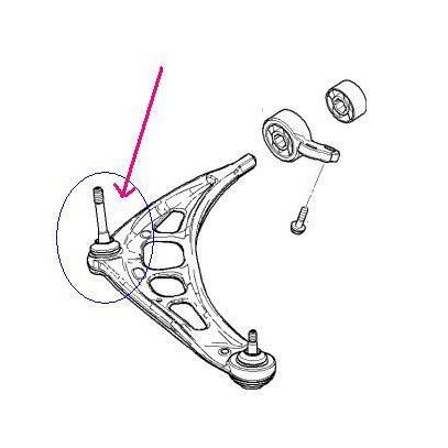 BMW MEYLE製 Z3/E36 1.9 2.0 2.2i 2.8 3.0i ロアアームボールジョイント 左右セット 31126758513 ...