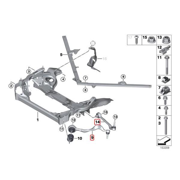 BMW MEYLE製 E87 E88 E82 116i 118i 120i 130i 135i フロント 足回り左右6点セット HD(強化版 ...