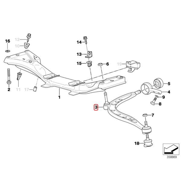 BMW MEYLE製 BMW E36 328i 318is 318ti フロント ロアアーム/コントロールアーム 右側 HD(強化版 ...