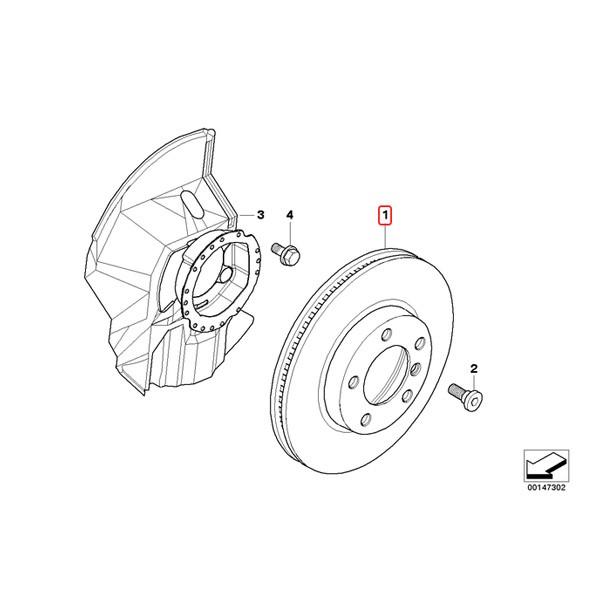 BMW MEYLE製 BMW Z4/E85 2.2i 2.5i フロント ブレーキローター 左右 防錆仕様 34116855153 ...