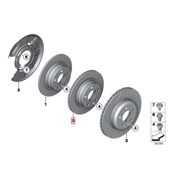 BMW MEYLE製 F22 F23 220i M235i M240i リア/リヤ ブレーキローター 左右セット 防錆仕様 Mスポーツブレーキ ...