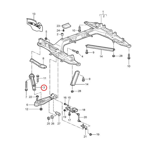 PORSCHE MEYLE製 Porsche ポルシェ 911 997型 2006〜2012年式 フロント アッパーリンクアーム/コントロール ...