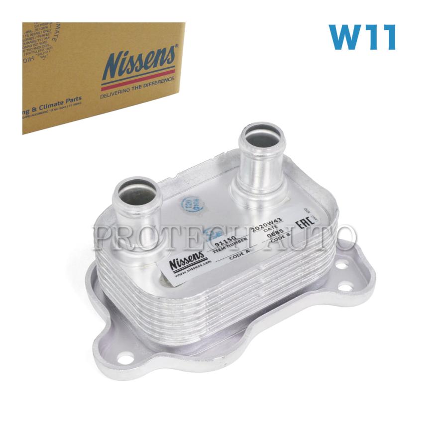 MINI（ミニ） Nissens製 BMW MINI R52 クーパーS エンジンオイルクーラー マニュアル車 W11 エンジン用 ...