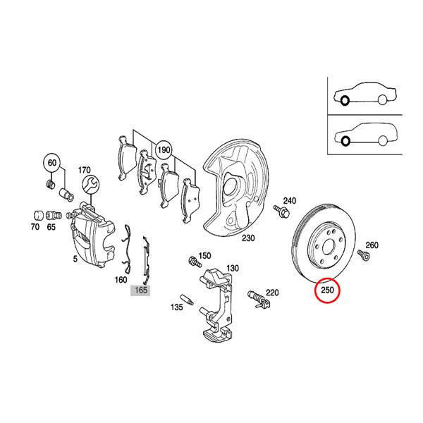 Mercedes-Benz OP Parts製 ベンツ W210 W203 E240 E320 E400 E430 C230 C240 ...
