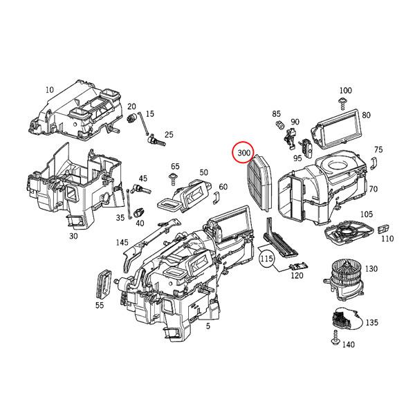 Mercedes-Benz OP Parts製 ベンツ W202 C200 C220 C230 C240 C250 C280 C43 エアコン ...