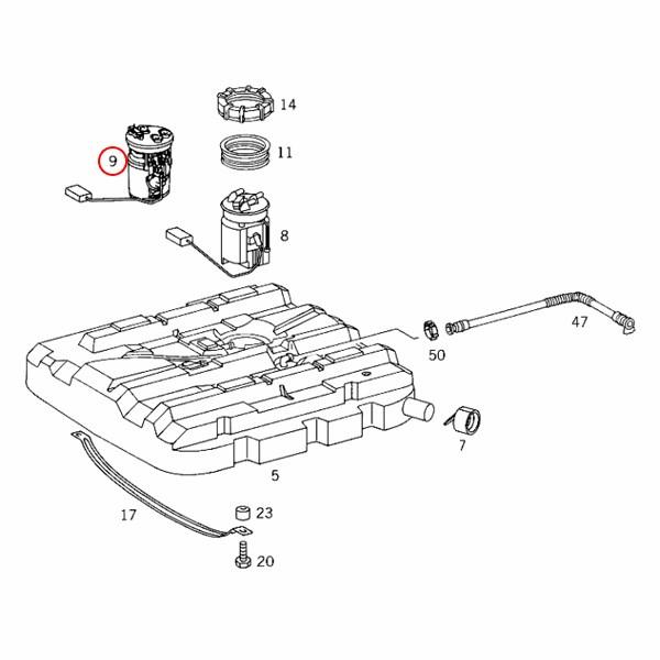 Mercedes-Benz（メルセデス・ベンツ） 純正OEM Pierburg製 ベンツ Vクラス W638 V230 V280 燃料ポンプ ...