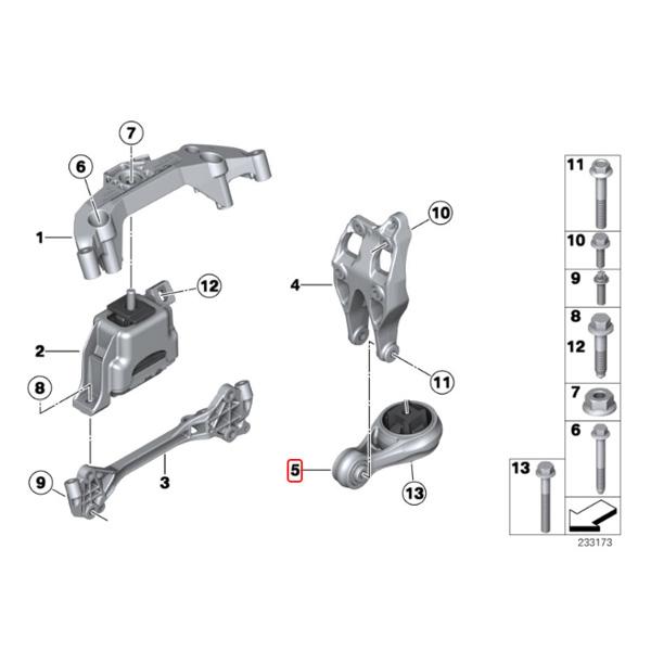 MINI SASIC製 BMW ミニ R60 クーパー Cooper クーパーD CooperD クーパーS CooperS エンジンマウント ...