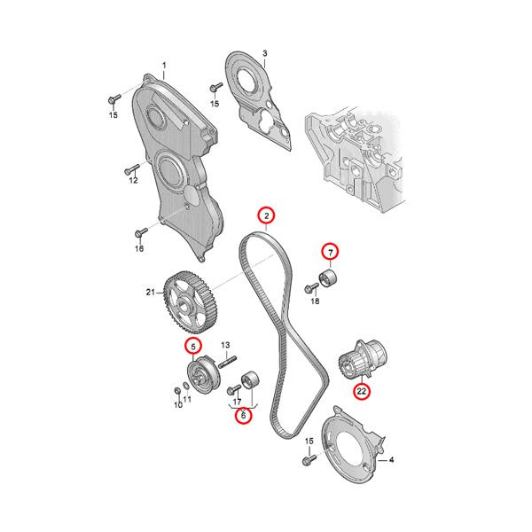 Audi INA製 AUDI アウディ A1 8X A3 8P ウォーターポンプ＆タイミングベルトキット 06F121011 06D109243C 06D109244C 06B109244 ...