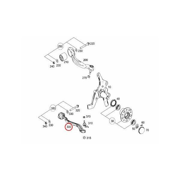 Mercedes-Benz ベンツ W212 E350 BlueTEC フロント ロアアーム/コントロールアーム 左右セット ...