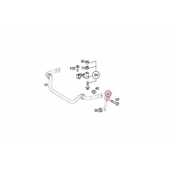 MEYLE製 ベンツ W211 E240 E250 E280 E300 E320 フロント スタビライザーリンク 左右セット ...