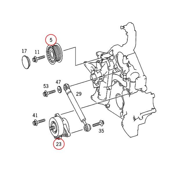 ベンツ W202 W203 R129 R230 ウォーターポンプ 4点セット 1122000401 1122000170 0002020919 ...
