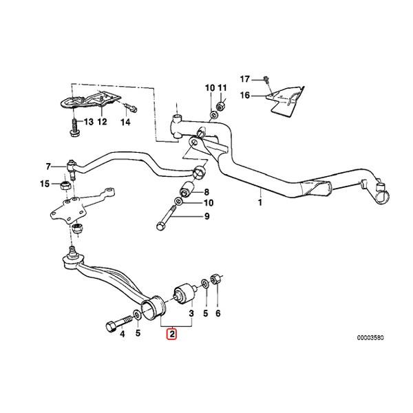 BMW MEYLE製 E34 ワゴン 525i 540i フロント ロアアーム 左右 31121139987 32211139987 ...
