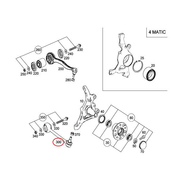 Mercedes-Benz マイレ製 ベンツ C207 E350_4MATIC フロント ロアアーム/コントロールアーム 左右セット ...