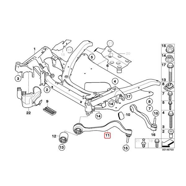 BMW マイレ製 E63 E64 M6 フロント テンションロッド 左右セット HD(強化版) 31102348049 31126774829 ...