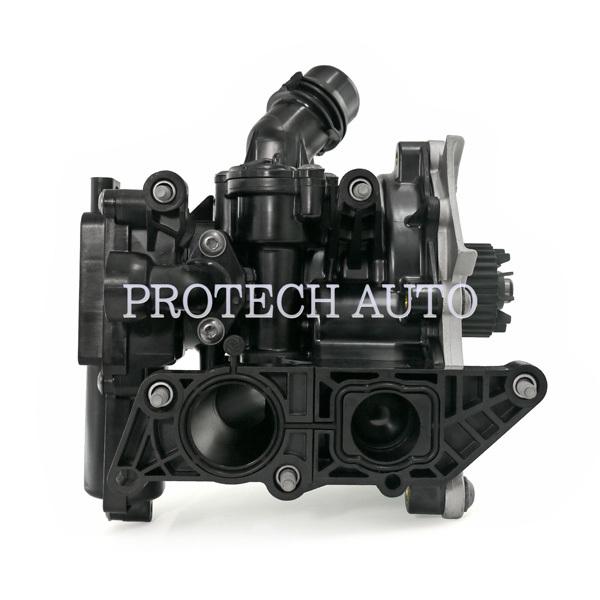 Audi AUDI アウディ A1 8X A3 8V A4 8K/B8 8W/B9 ウォーターポンプ サーモスタットASSY＆コグベルトセット 06L121012A 06K121605 ...