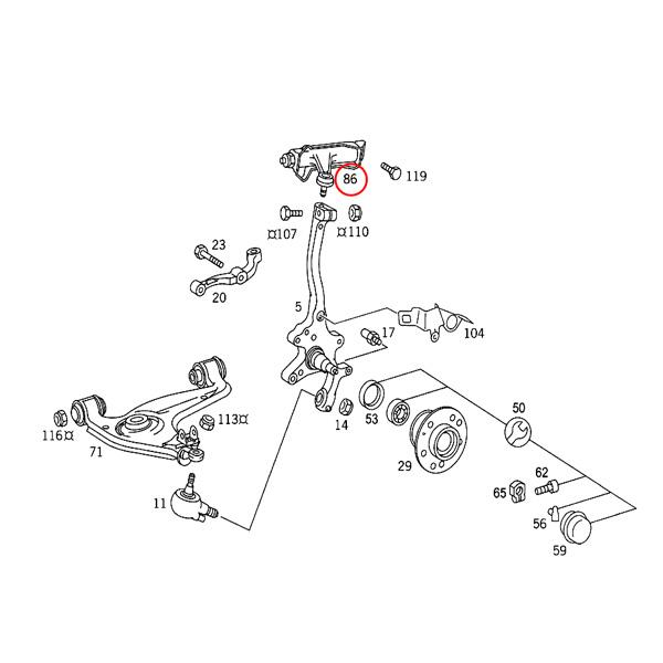 Mercedes-Benz MEYLE ベンツ W140 S500 S600 400SEL 500SEL 600SEL フロント アッパー ...
