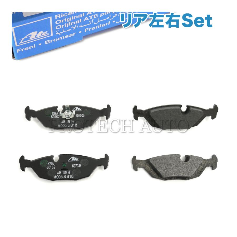 BMW 純正OEM ATE製 BMW E30 318i 320i 325i 325iX リア ブレーキパッド 左右 34211157514 ...