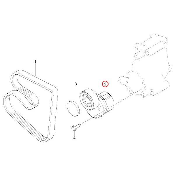 BMW BMW E46 316Ci 316i 318Ci 318i ベルトテンショナーASSY 機械式 11281247647 ...
