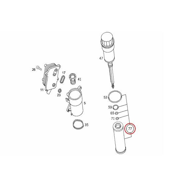 [優良品]ベンツ R171 R170 エンジンオイルフィルター 0001802209 0001803109 1121800009 SLK280 ...