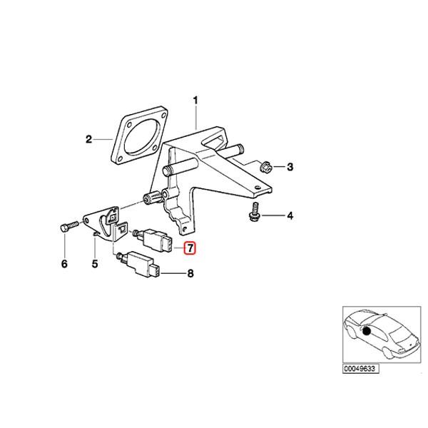 BMW 全国送料200円 E36 E31 ブレーキランプスイッチ 4ピンタイプ 61318360417 318i 320i 323i 325i ...