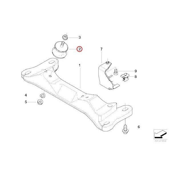 BMW [優良品]BMW E46 E36 ATマウント/オートママウント 左右 22316799330 22316771220 ...