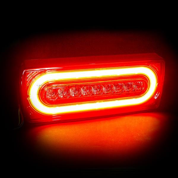 Mercedes-Benz ベンツ W463 LEDテールランプ/テールレンズ シーケンシャルウィンカー スモーク 左右 1990〜2015年 ...