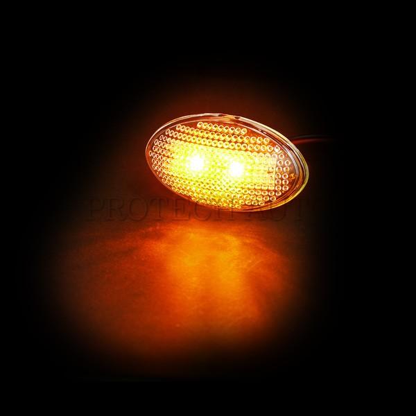 MINI（ミニ） BMW MINI R50 R53 R52 LED サイドマーカー 左右セット 63137166013 63137166014 ...
