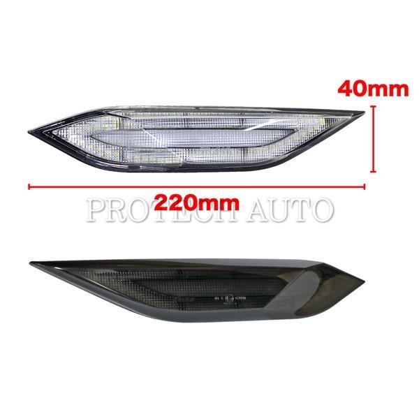 PORSCHE Porsche Cayenne カイエン 958型 2011-2014年式 LED サイドマーカー デイライト付き 左右セット ...