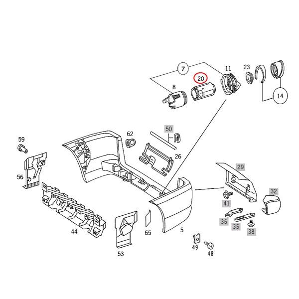 Mercedes-Benz（メルセデス・ベンツ） [優良品]ベンツ C208 A208 W463 W638 CLK200 CLK320 ...