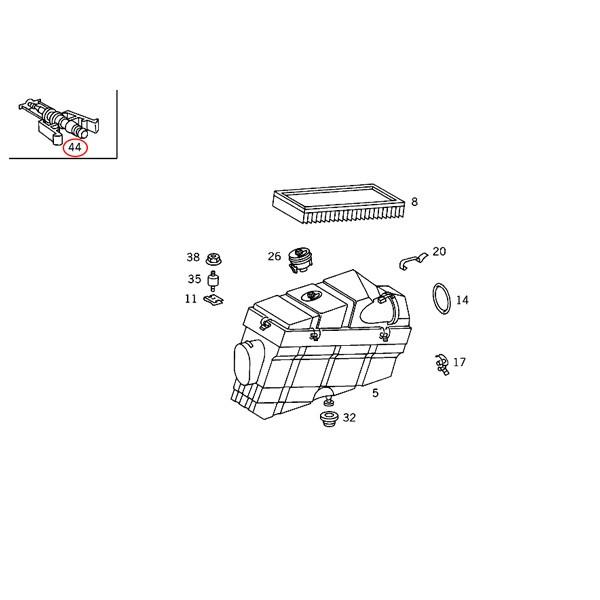 Mercedes-Benz 全国送料200円 ベンツ W463 X166 G320 G350 G55AMG GL350 吸気温度センサー ...