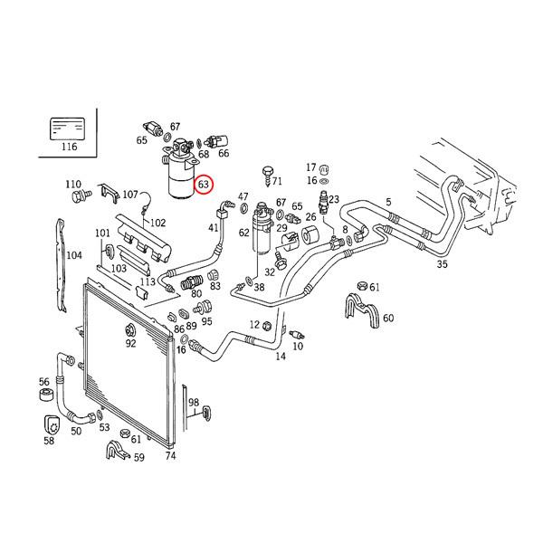 Mercedes-Benz [優良品]ベンツ W140 S500 400SEL 500SEL 600SEL S600 AC/エアコン ...