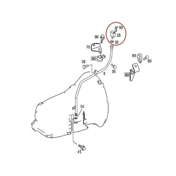 Mercedes-Benz ベンツ R129 R230 ATオイルフィラー ロックピン 1402700091 1409910055 ...