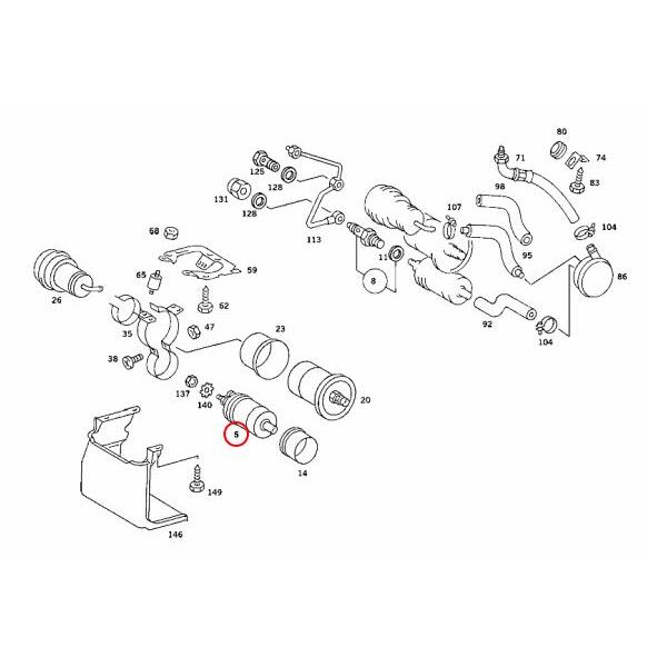 BOSCH（ボッシュ） ベンツ W116 W126 280SE 280SEL 300SE 350SE 350SEL 380SEC 380SEL ...