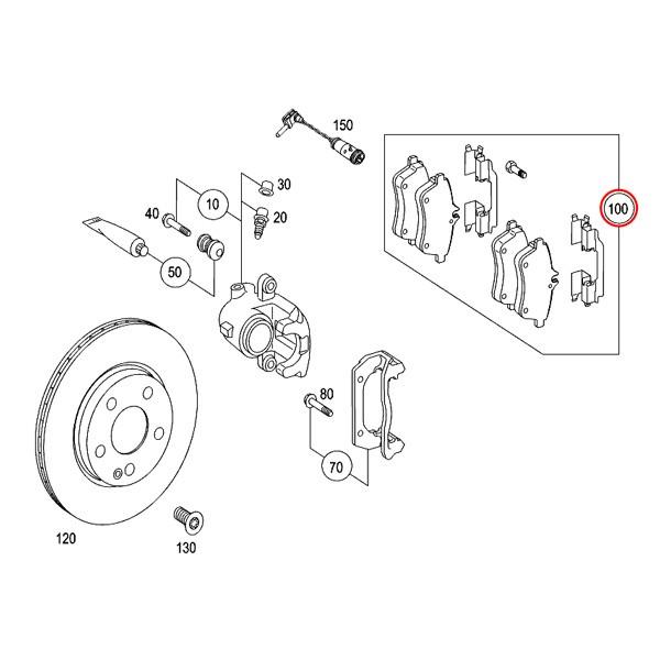 Mercedes-Benz（メルセデス・ベンツ） 純正OEM TEXTAR製 ベンツ W169 W245 フロント ブレーキパッド左右 ...