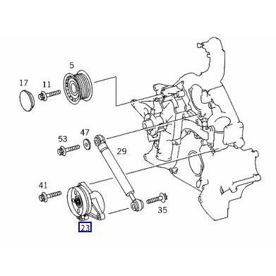 ベンツ W220 W210 W211 W202 ベルトテンショナー M112 M113 V6 V8 1122000970 1122000070 ...