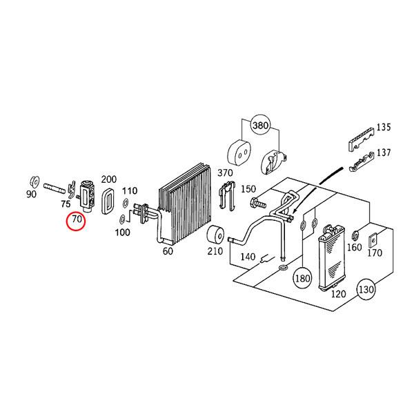 Mercedes-Benz UAC製 ベンツ C207 A207 W211 W212 E240 E250 E280 E300 E320 E320CDI E350 E400 E500 E550 ...
