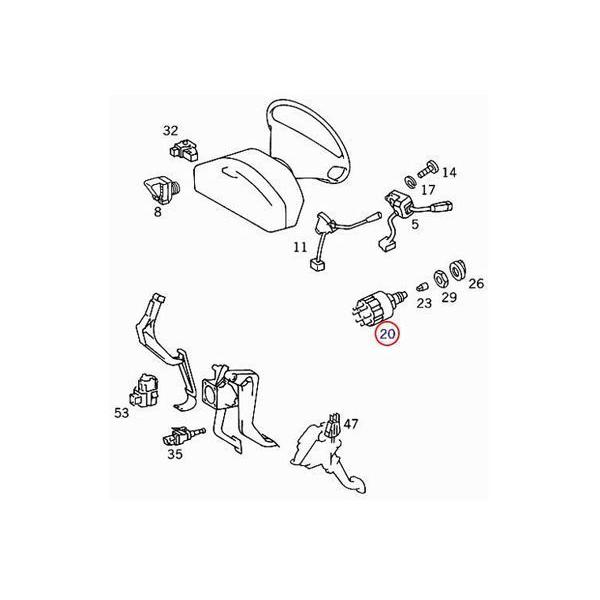 URO ベンツ W202 C200 C220 C230 C240 C250_DIESEL C280 C43AMG ヘッドライトランプスイッチ ...