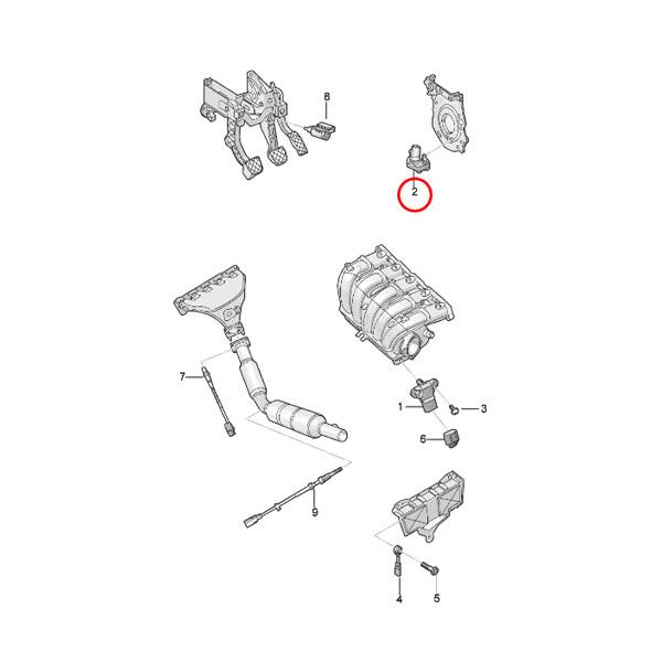 URO製 VW CC 358 EOS イオス 1F GOLF PLUS V VI ゴルフ 5M/521 1K 5K/AJ カムシャフト ソレノイドバルブ/コントロールバルブ ...