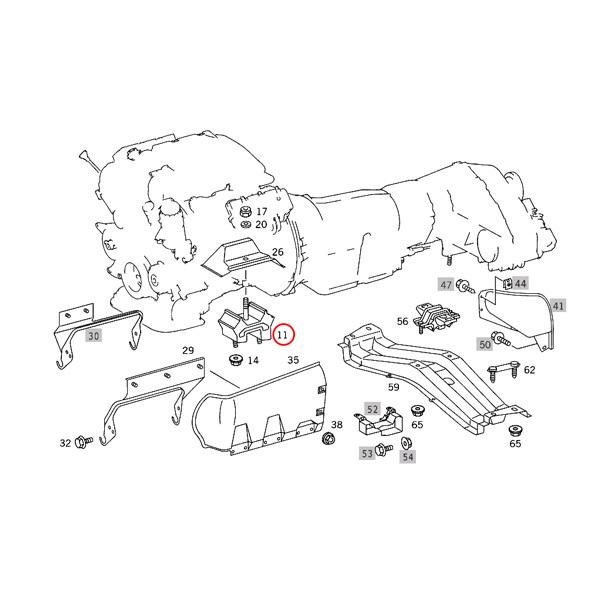 URO製 ベンツ W163 ML320 ML350 エンジンマウント 左右セット 1632400217 : プロテックオートストア - 通販 ...
